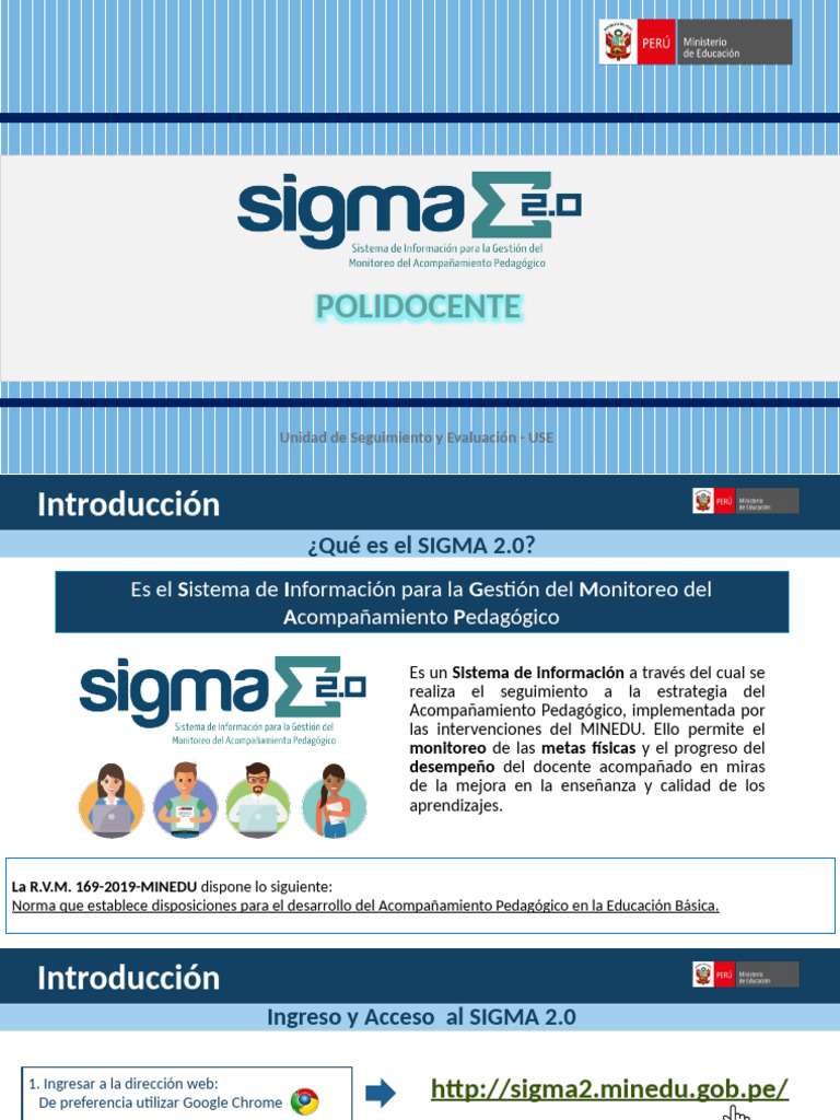 PPT POLIDOCENTE - ACCESO A SIGMA | PDF
