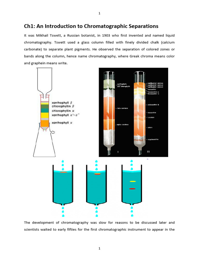 An Introduction To Chromatographic Separations | PDF