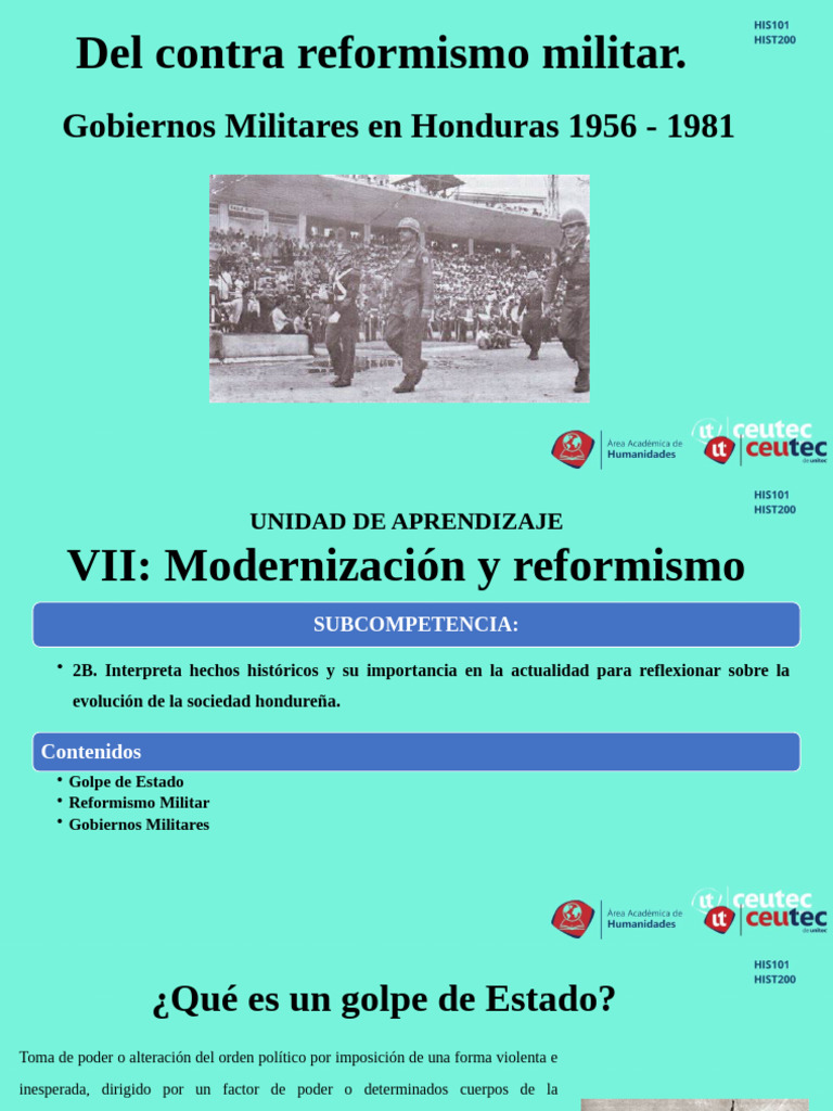 S8 - Presentación No. 2. Modernización y Reformismo | PDF