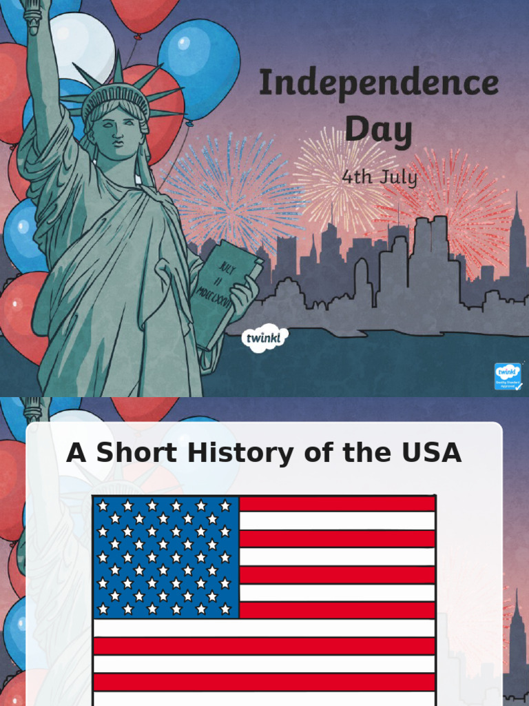 American Independence Day Powerpoint Ver 1 | PDF