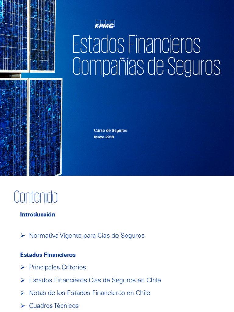 Presentacion EEFF Seguros | PDF