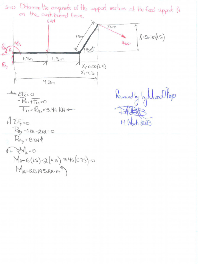 Hibbeler - Engineering Mechanics Statics - Chapter - 5 - P5.10 | PDF