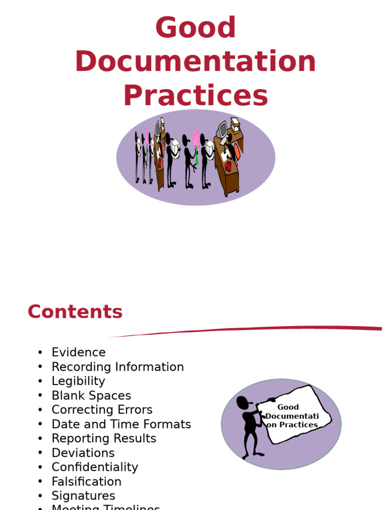 Good Documentation Practices Af SBT | PDF