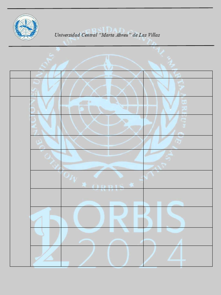 Programa Académico de Actividades ORBIS-2024 | PDF