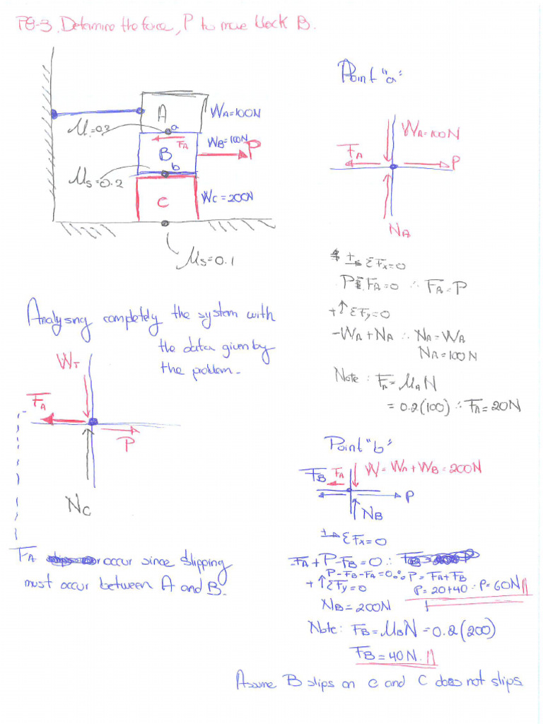 Hibbeler - Engineering Mechanics Statics - Chapter - 8-3 | PDF