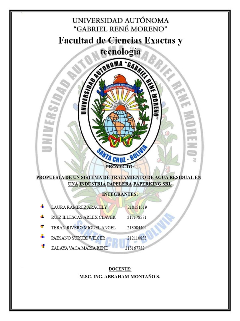 Tratamiento Aguas Residuales Papelera | PDF | Aguas residuales | Hogar, jardinería y bricolaje