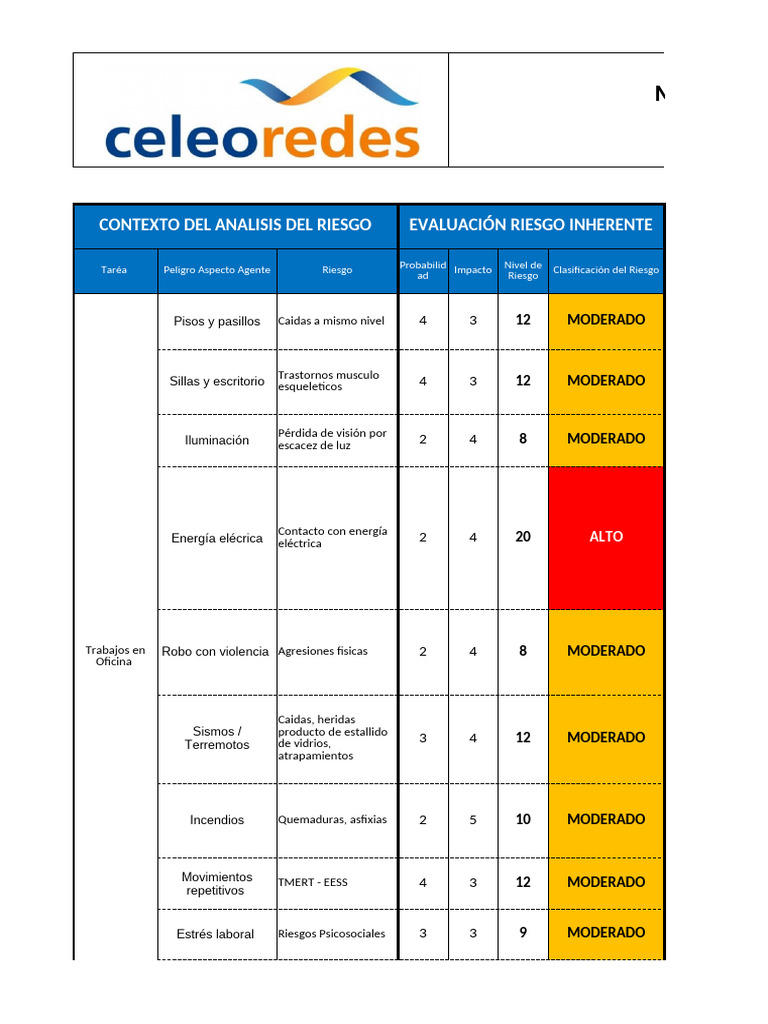 PG10 - A2 - Matriz de IPER | PDF