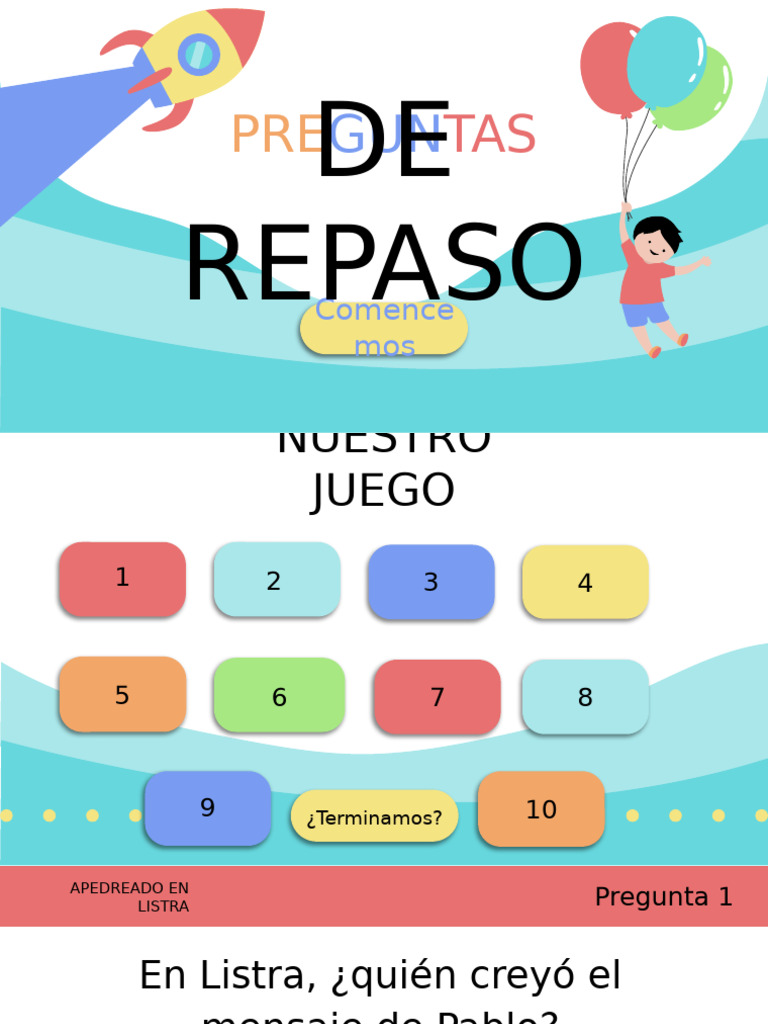 Preguntas de Repaso - Apedreado en Listra | PDF | Pablo el apóstol ...