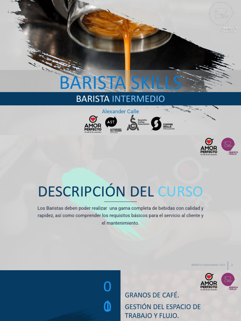 BARISTA Intermediate Version Final 2.0 | PDF