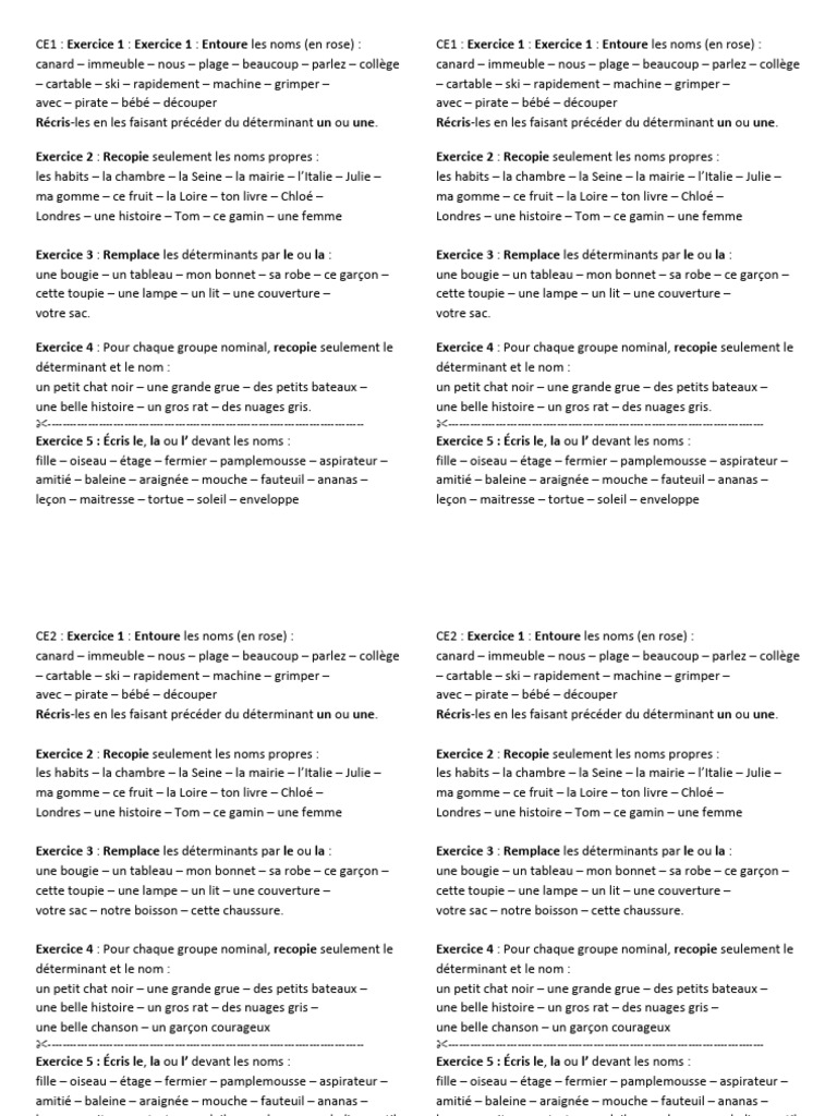 Synthèse 4 Élève | PDF