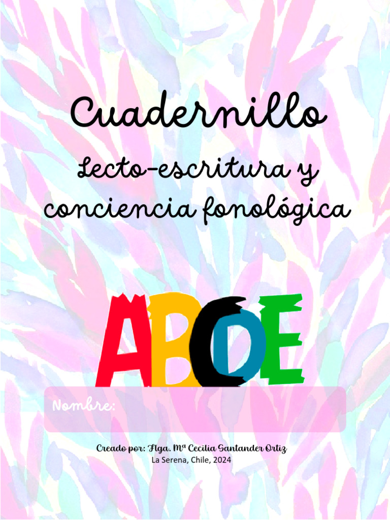 Cuadernillo Lectoescritura y CF | PDF