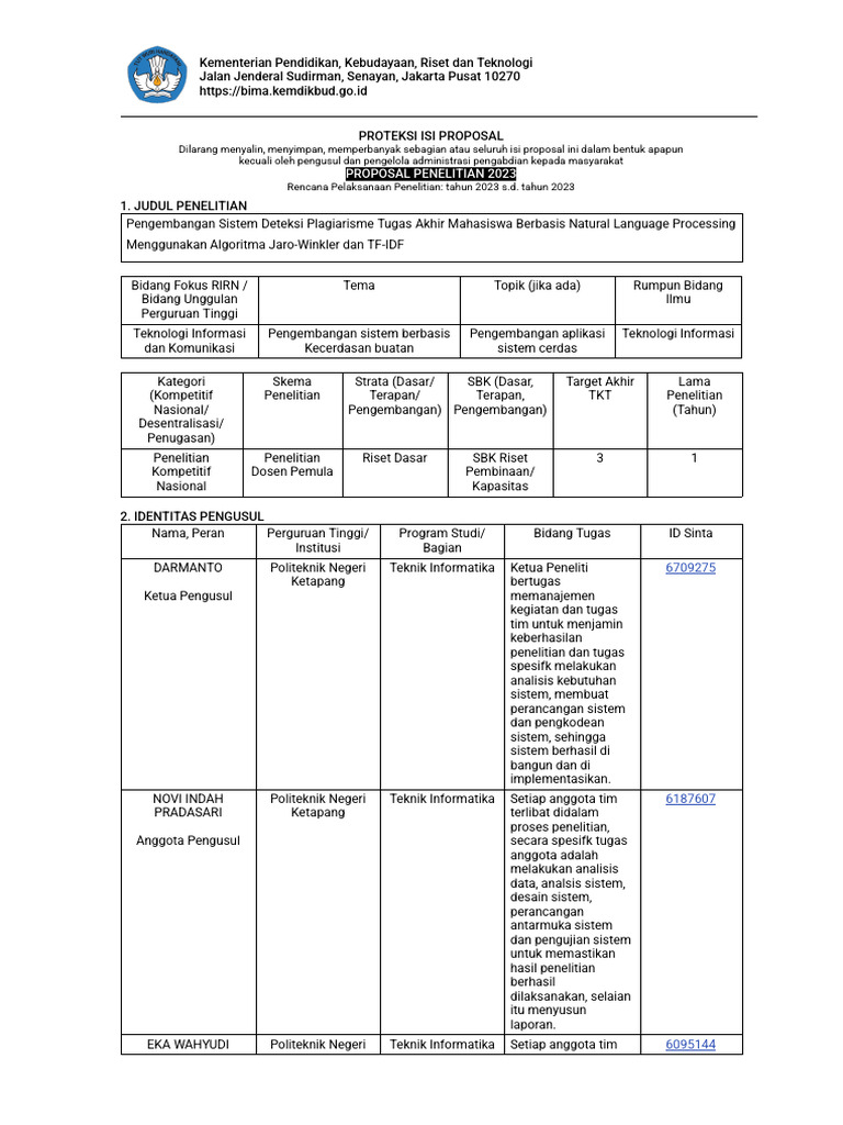 Pengembangan Sistem Deteksi Plagiarisme Tugas Akhir Mahasiswa Berbasis ...
