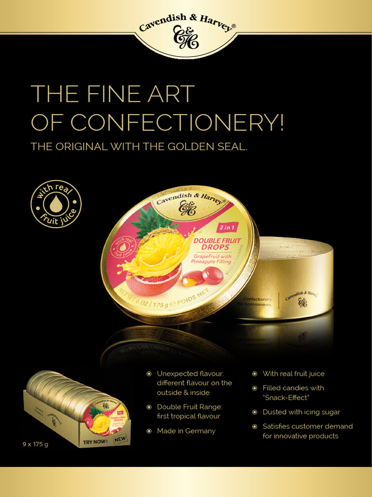 Double Fruit Grapefruit Pineapple 175 G | PDF | Confectionery | Sugar ...