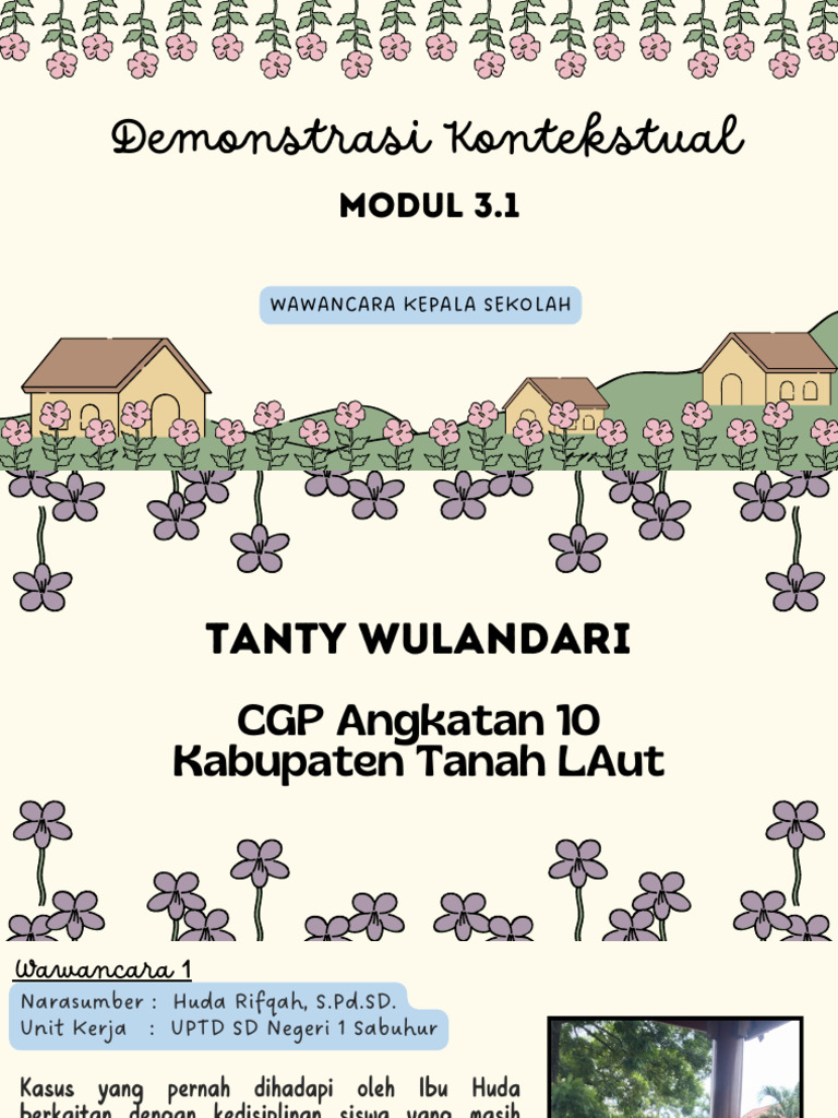 Tugas Demonstrasi Kontekstual Modul 3.1 - Tanty Wulandari, S.Pd. | PDF
