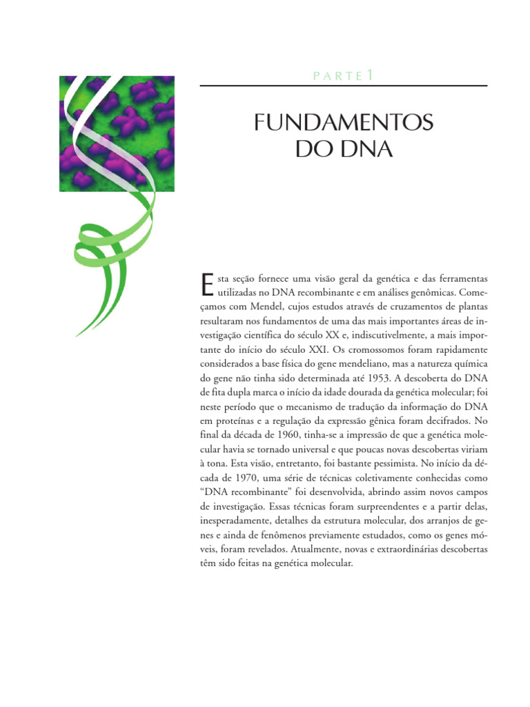 DNA Recombinante-Genes e Genoma - WATSON Et Al - 2009-Cap - 01 ...