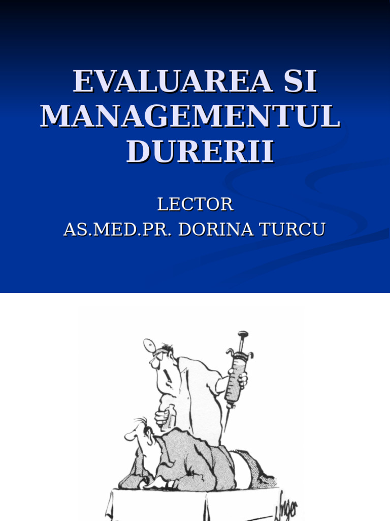 Evaluarea Durerii | PDF