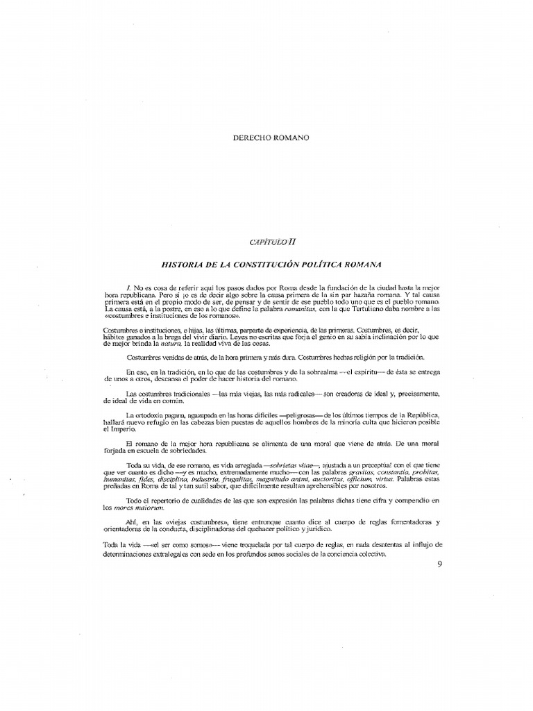 Historia De La Constitución Política Romana Pdf