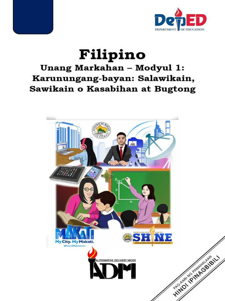 Filipino8 - Revised Filipino 8 Module 1 | PDF