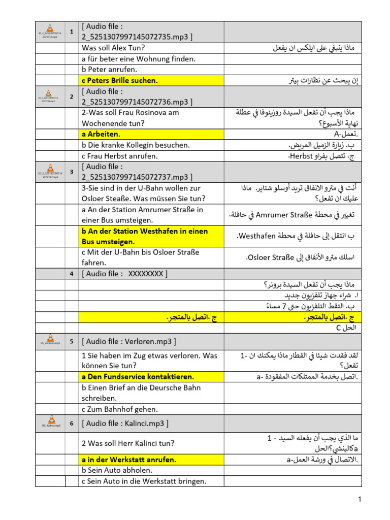 TELC - DTZ - Hören All For Print | PDF