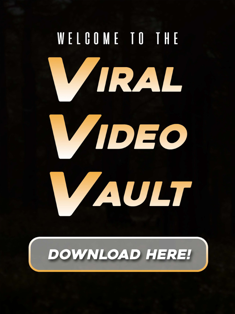 Viral Video Vault PDF Landing Page | PDF