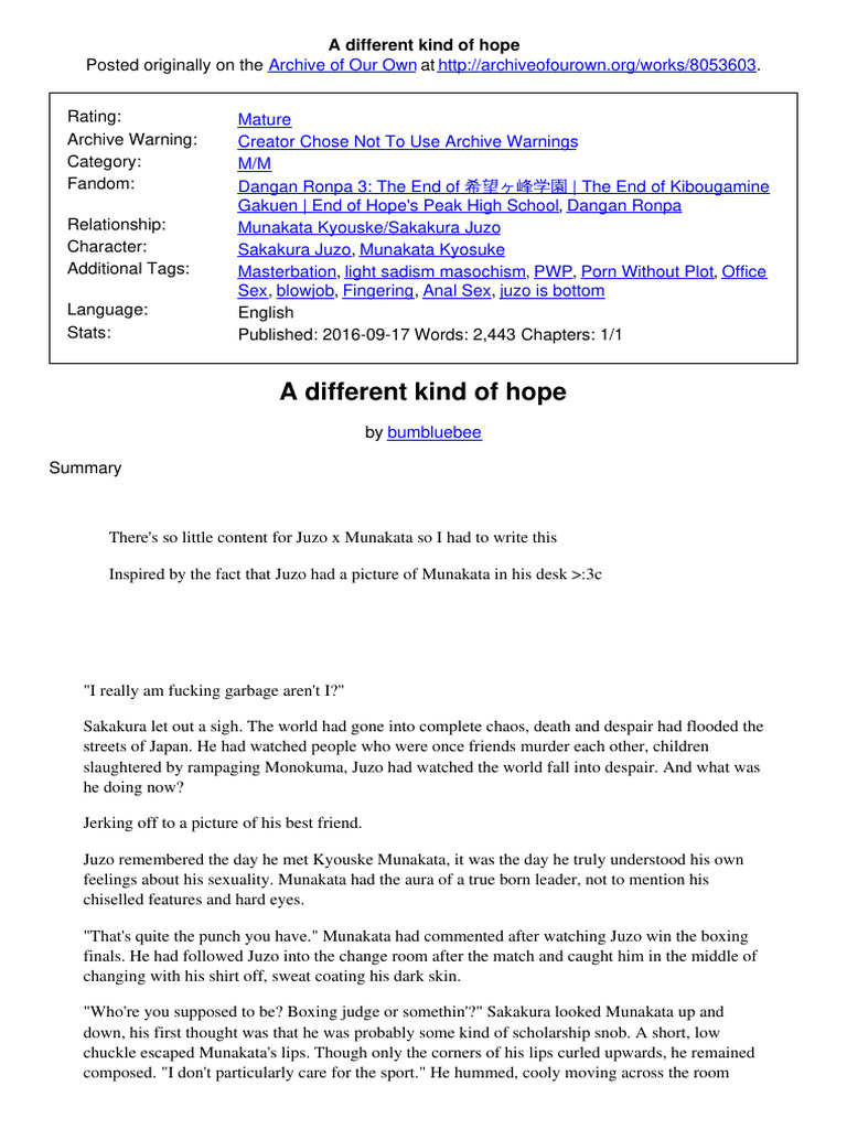 A Different Kind of Hope | PDF | Mystery, Thriller & Crime Fiction