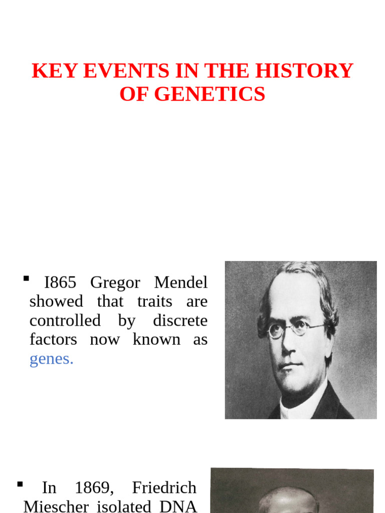 History of Genetics | PDF