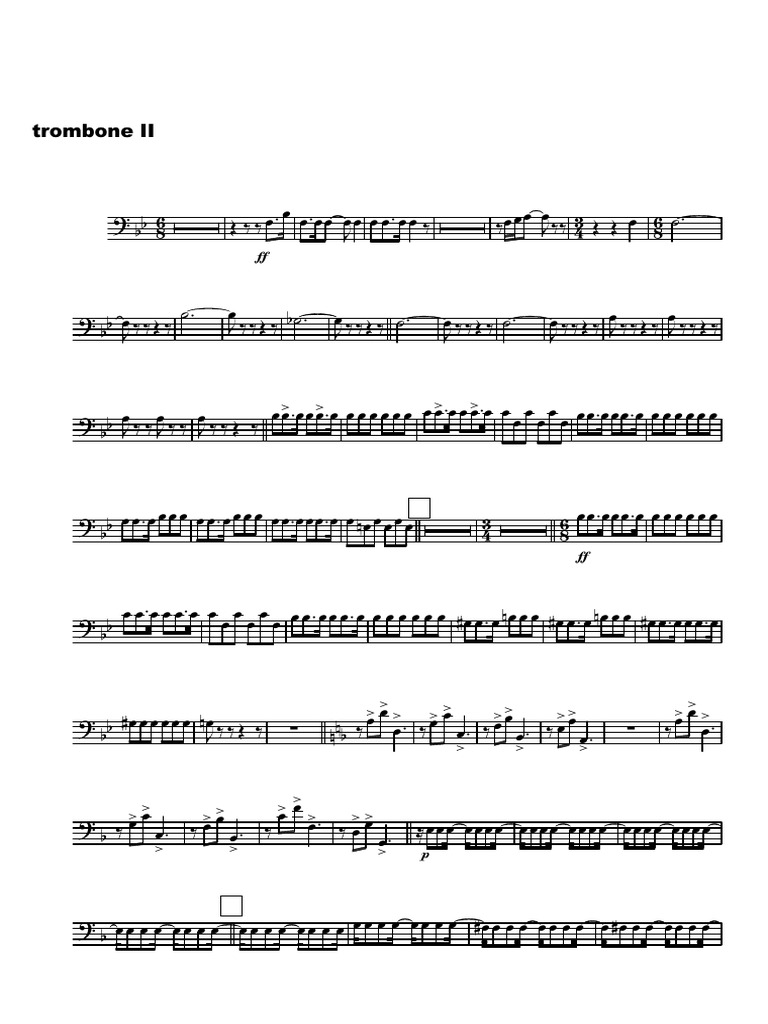 Trombone II | PDF