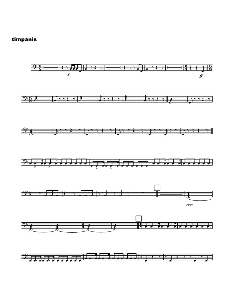 Timpani | PDF