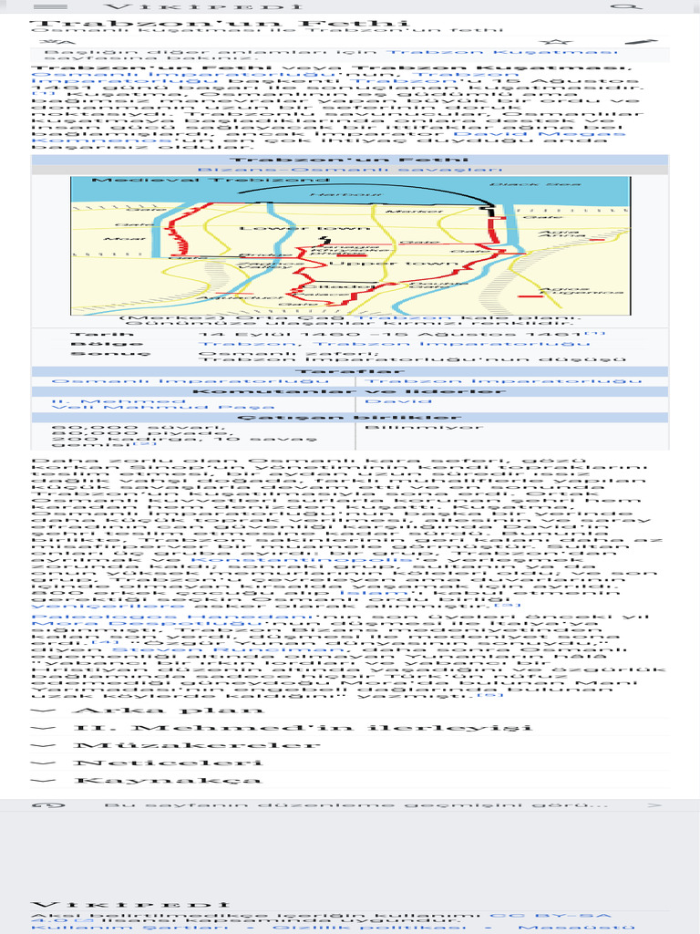 Trabzon'Un Fethi - Vikipedi | PDF