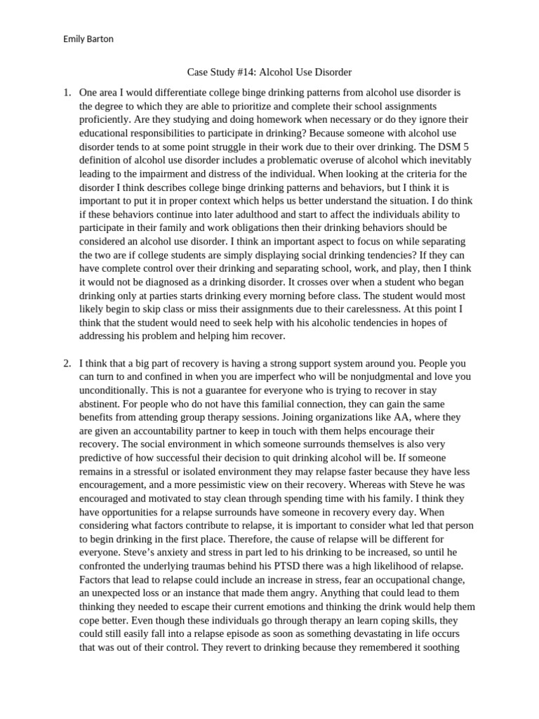 Abnormal Psych - Case Study #3 | PDF | Mental Disorder | Self-Improvement