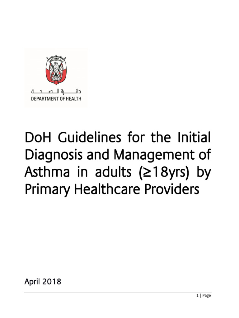 Asthma Management Guidelines for Adults | PDF | Asthma | Respiratory ...
