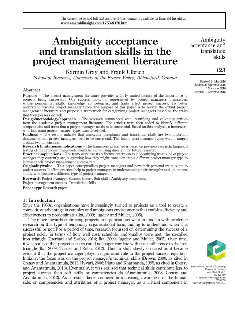 Ambiguity Acceptance | PDF