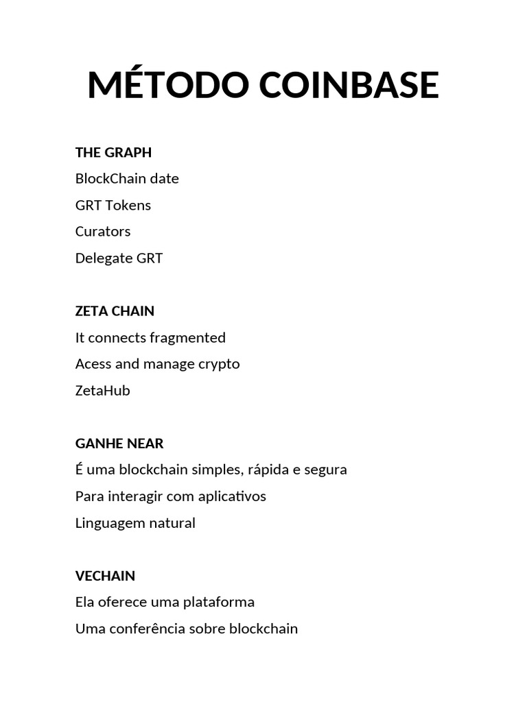 Método Coinbase | PDF