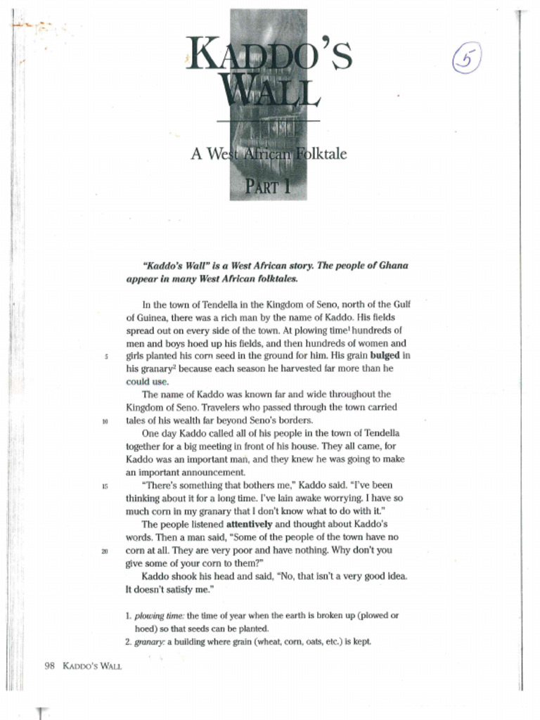 Short Story 5 | PDF