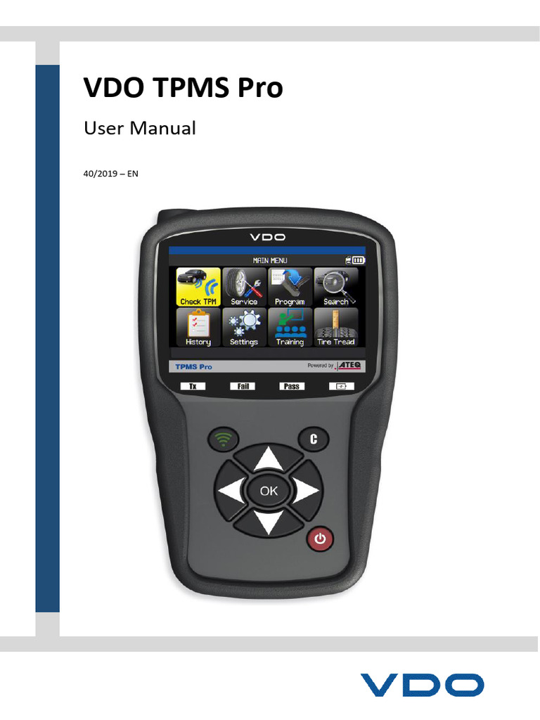 Um Vdo Tpms Pro dv1-30-11 en | PDF