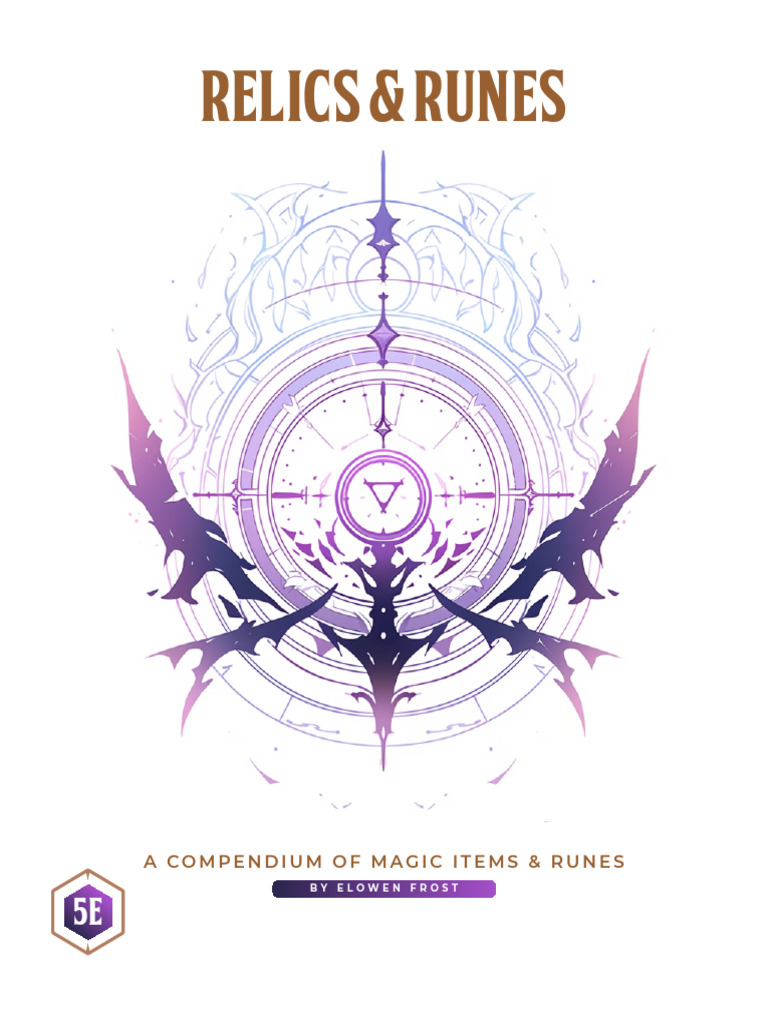 Relics and RunesV01 | PDF