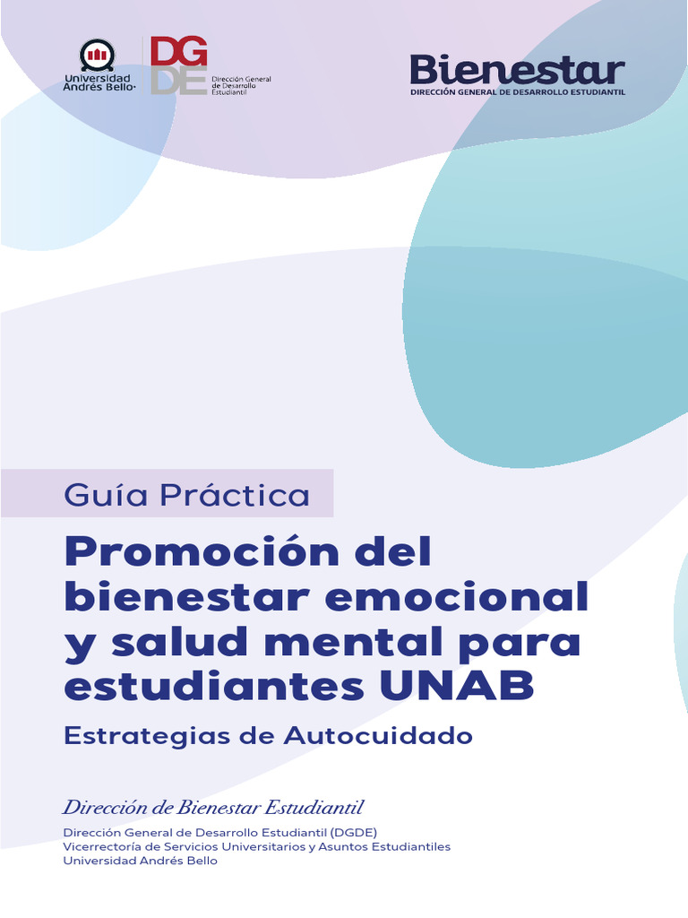 Guia Promocion Bienestar Emocional Salud Mental+UNAB | PDF
