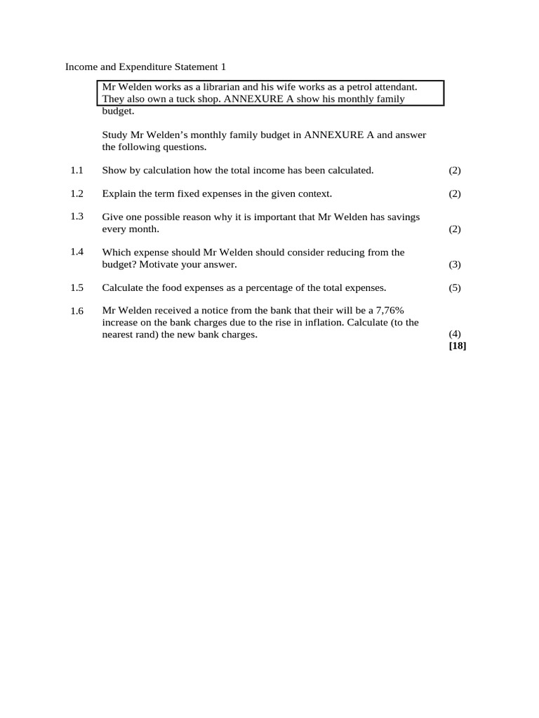 Inc and Exp ENG | PDF | Expense | Income