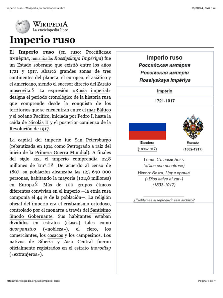Imperio Ruso | PDF