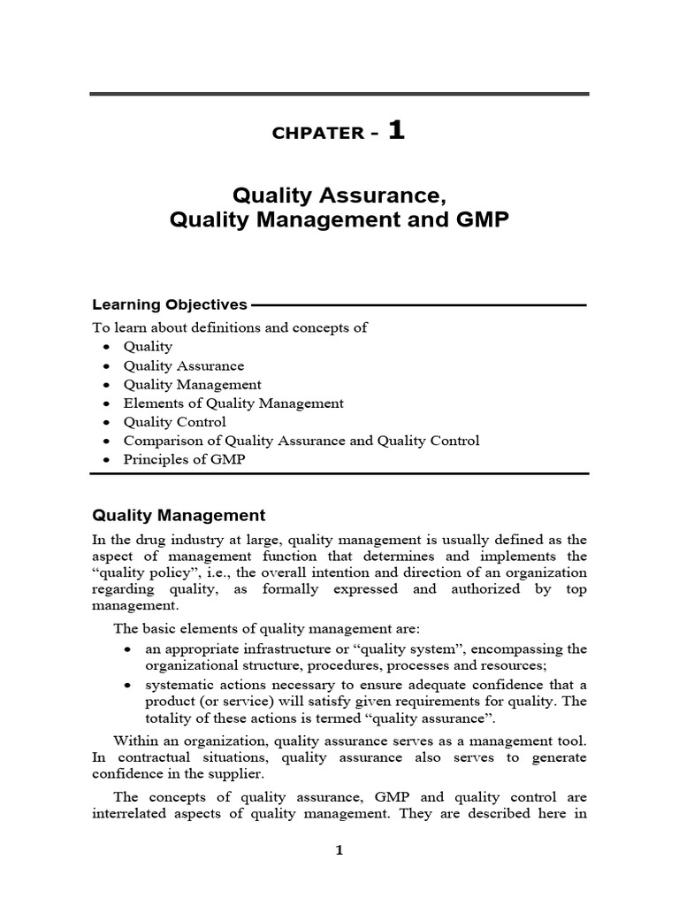 QA Unit 1 | PDF QA Unit 1 | PDF