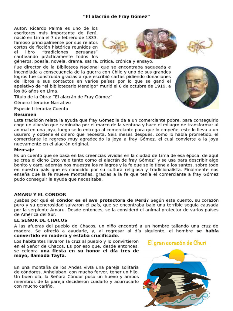 El Alacrán de Fray Gómez | PDF | Religión y espiritualidad | Poesía