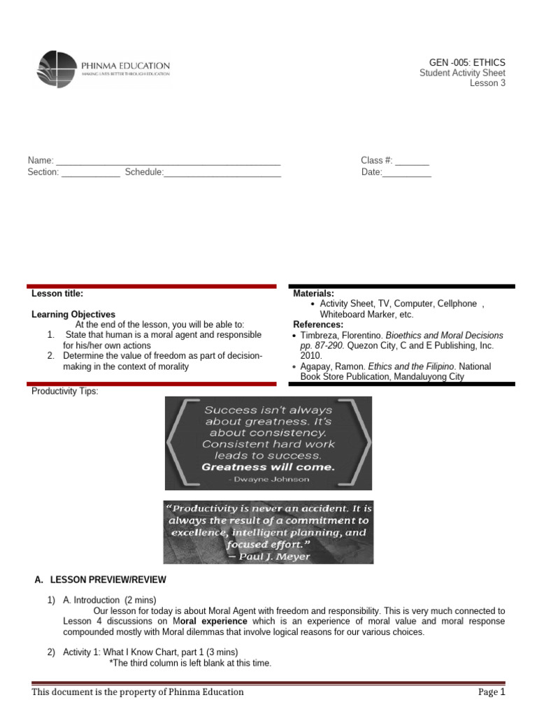 Day 5-Lesson 3 | PDF