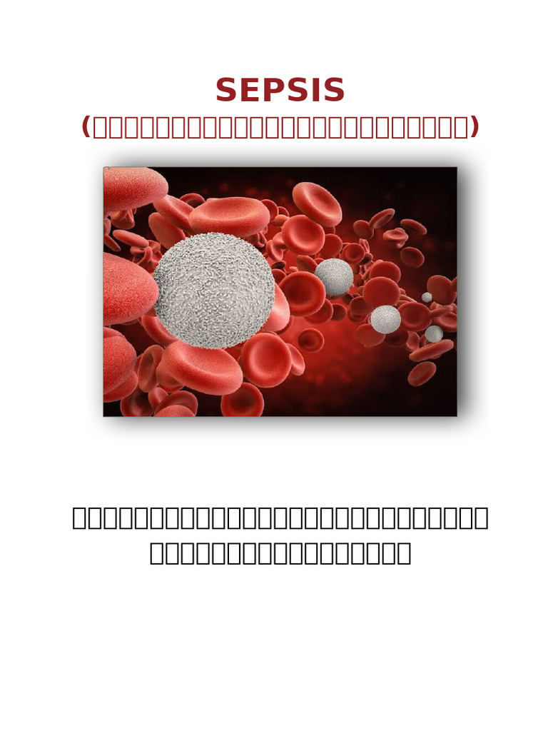 คู่มือการพยาบาล sepsis | PDF