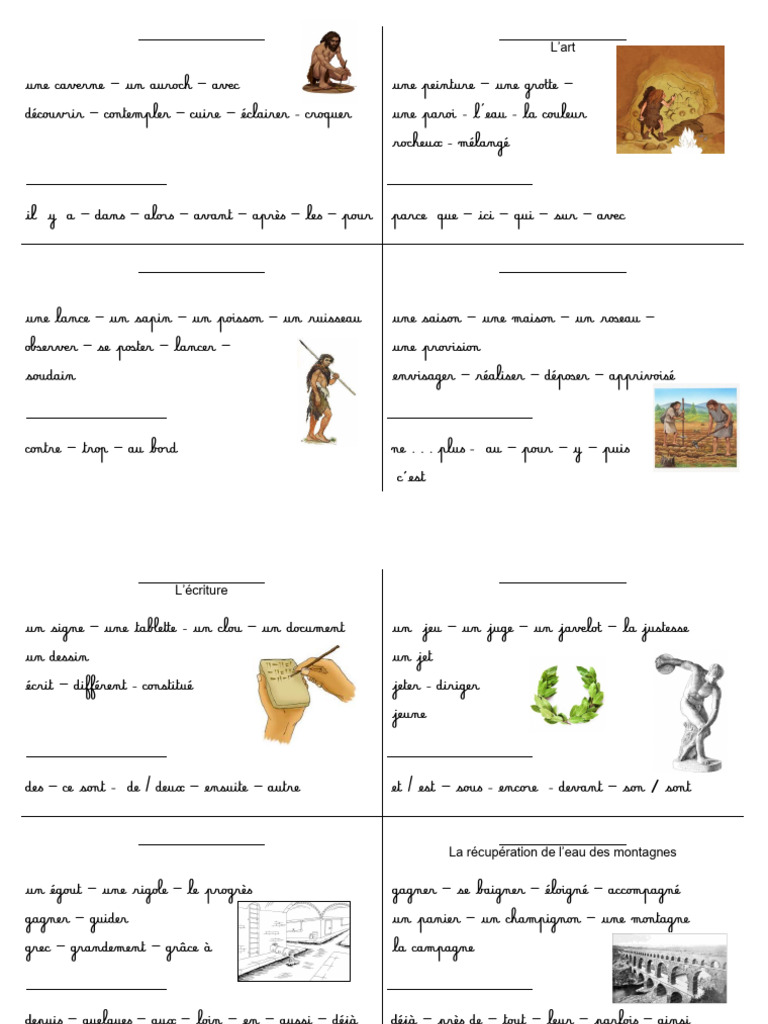 Mots en Route Pour La Dictée CE2 | PDF