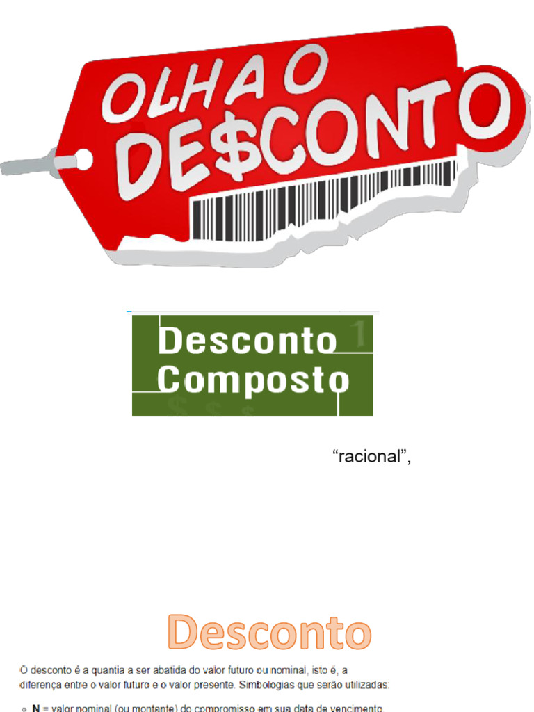Descontos Compostos | PDF