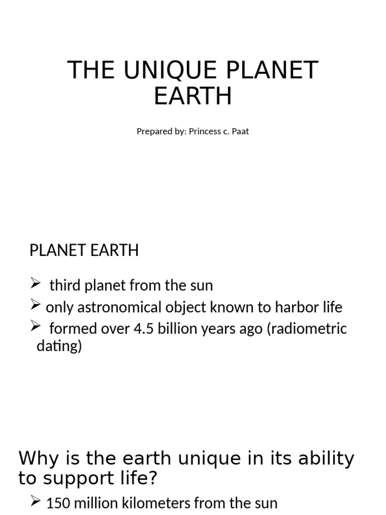 Planet Earth | PDF
