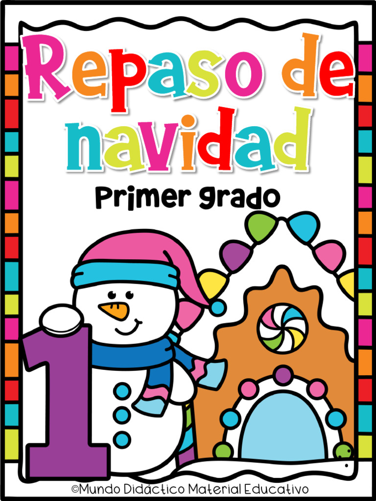 Cuadernillo de Repaso Navidad Primer Grado Listo | PDF | Navidad