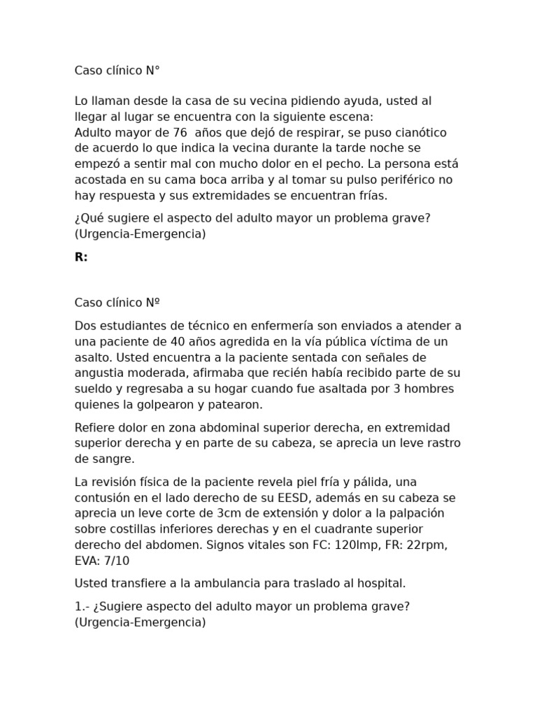 casos clinicos | PDF