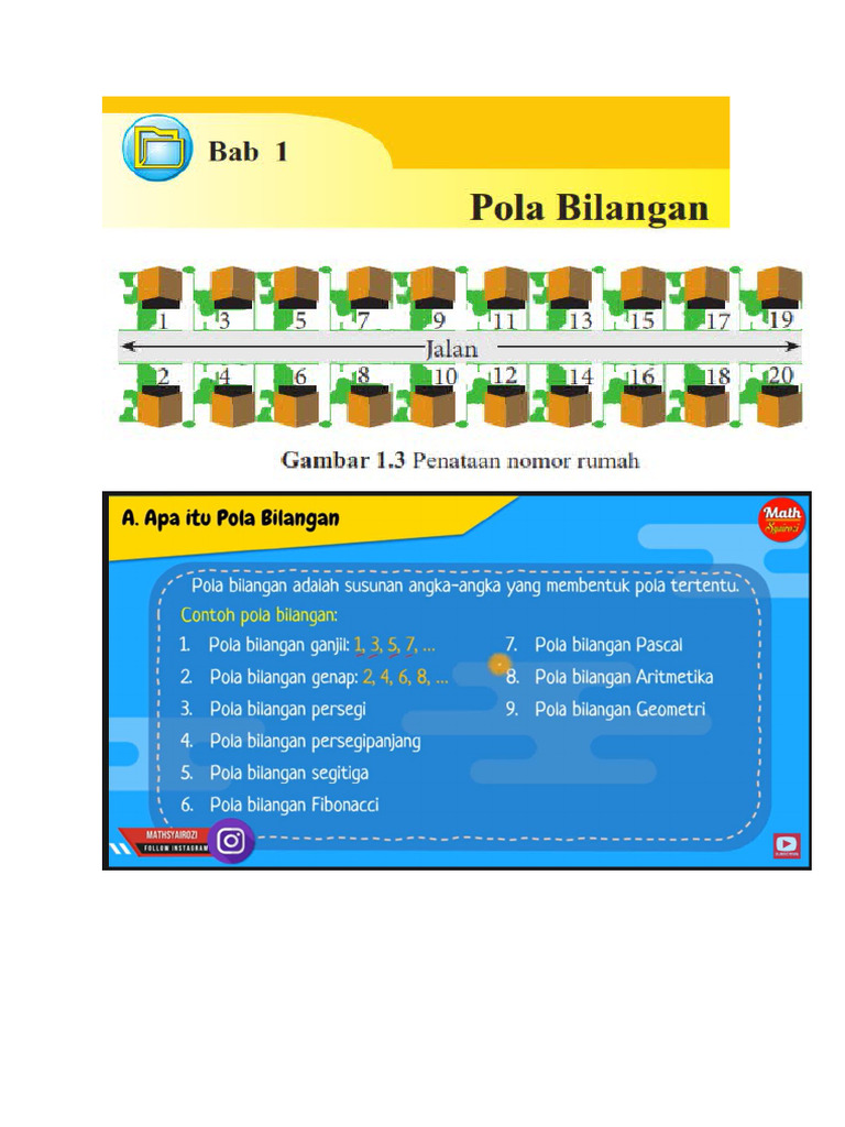 Materi Pola Bilangan | PDF