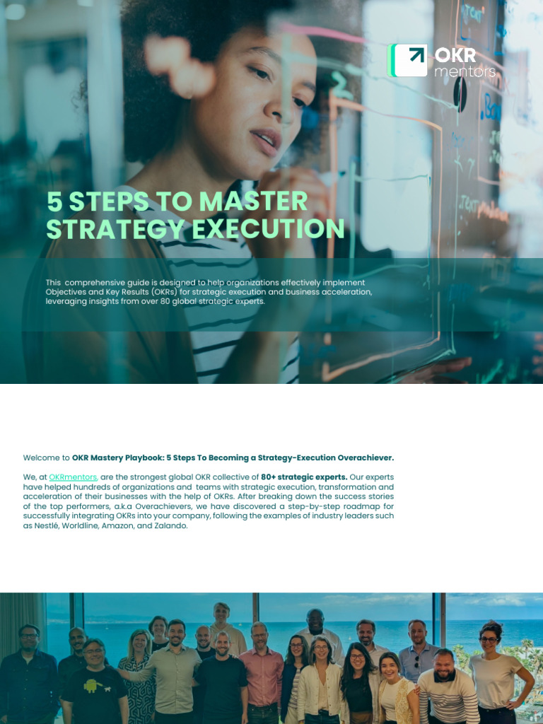 OKRmentors Playbook Master Strategy Execution | PDF